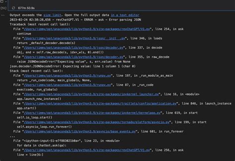 Bug Response With Some Error Info · Issue 869 · Acheong08chatgpt