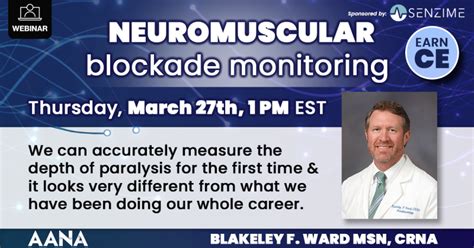 The Rise Of Quantitative Neuromuscular Monitoring Earn Ce Credit Senzime