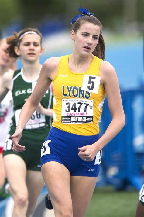 High School Girls Track And Field Vanessa Flaherty Finishes Lyons