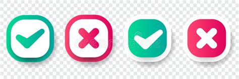 Yes And No Toggle Switch Buttons Isolated Stock Vector Illustration Of Graphics Accept 214908196