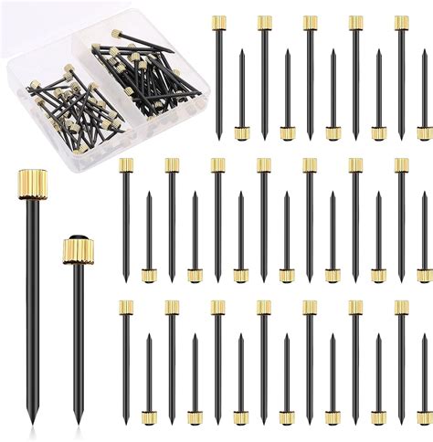 60pcs Picture Hanging Nails 2 Sizes Small Nails For