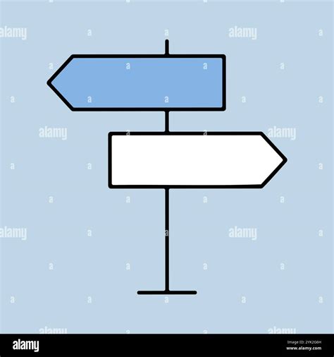 Signpost Vector Isolated Icon Navigation Sign Graph Symbol For Travel And Tourism Web Site And