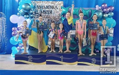 Яскраві талановиті й харизматичні криворізькі гімнастки привезли з