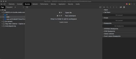 Debugging Client Side Code In Creatio Formerly Bpmonline Customer Fx
