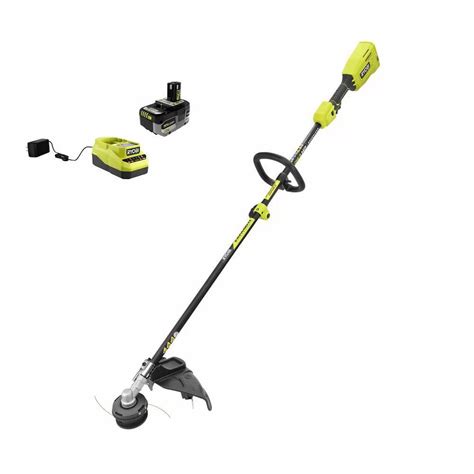 RYOBI P ONE HP V Brushless In Attachment Capable String Trimmer With Ah Battery