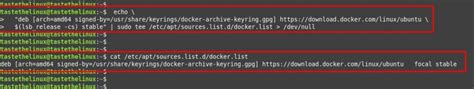 Docker Installation On Ubuntu Linux Taste The Linux