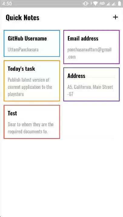 A Todo Notes Application Developed With Flutter FlutterCore