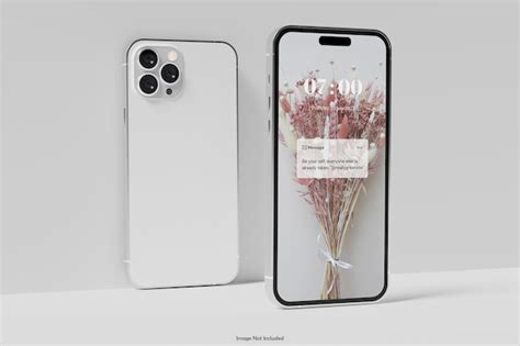 전화 케이스 모형 프리미엄 Psd 파일