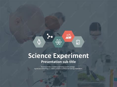 과학 실험 애니메이션 피피티 템플릿 Goodpello