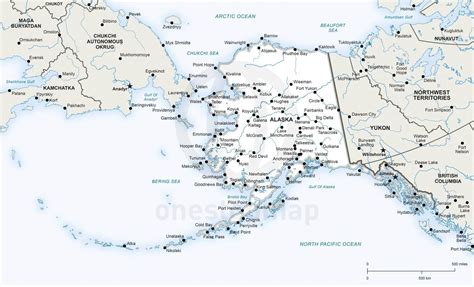 Alaska Map Vector At Collection Of Alaska Map Vector