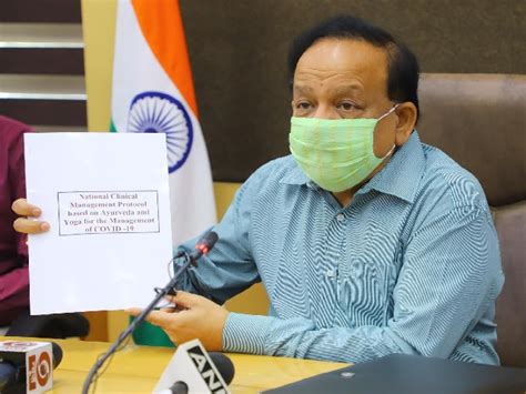 Health Minister Dr Harsh Vardhan Launches ‘ayush Standard Treatment