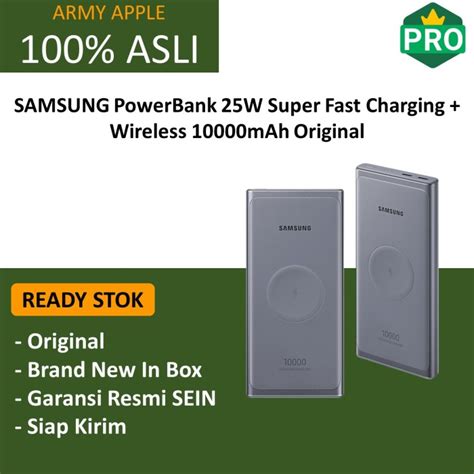 Jual Samsung Powerbank W Super Fast Charging Wireless Mah Original Jakarta Utara