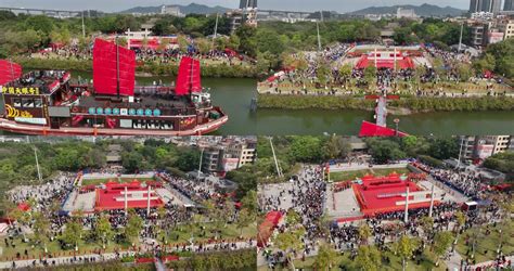 广州南海神庙菠萝诞全貌视频素材下载编号10421355光厂vj师网