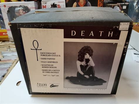 Graphitti Vertigo The Sandman Death Cold Cast Porcelain Statue Sealed
