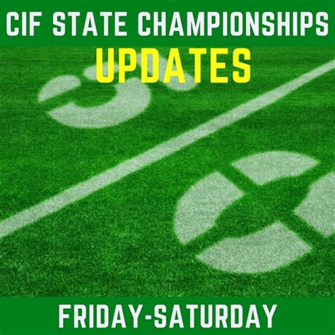 Cif State Football Championship Scores For Saturday 12 16 17 Orange