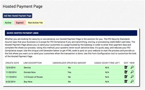 Hosted Payment Pages Tool Documentation