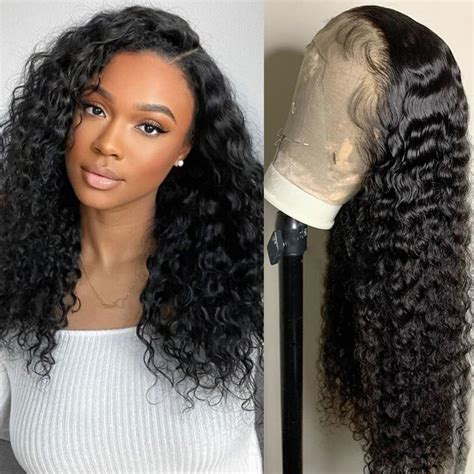 Renus 16 Inch Short Bob Wigs 13x4 Deep Wave Bob Wig Human