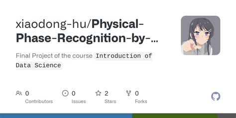 Github Xiaodong Hu Physical Phase Recognition By Machine Learning Final Project Of The Course