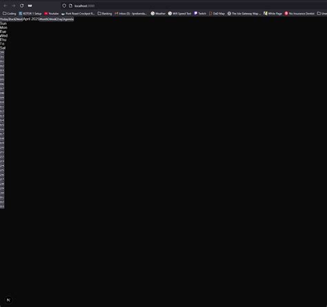 Nextjs React Big Calendar Not Displaying Properly Nextjs Stack