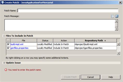 Using Support For Mercurial Queues In Apache Netbeans