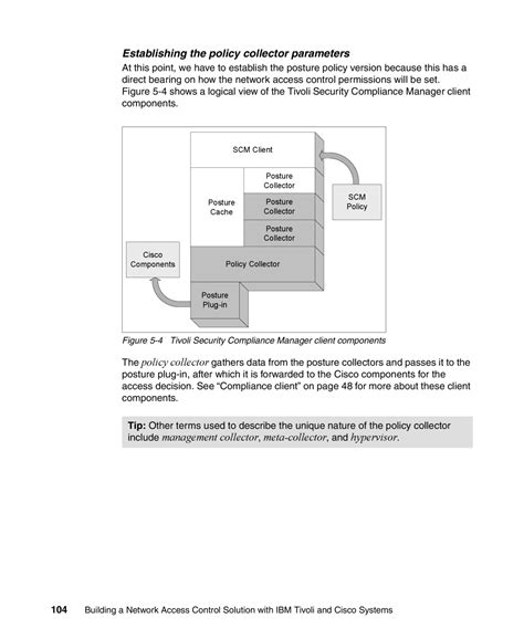 Establishing The Policy Collector Parameters IBM Tivoli And Cisco