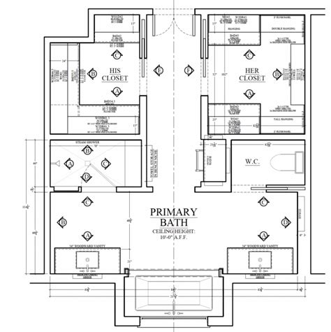 Lets Get Started Our Primary Bathroom Layout Plans And Elevations