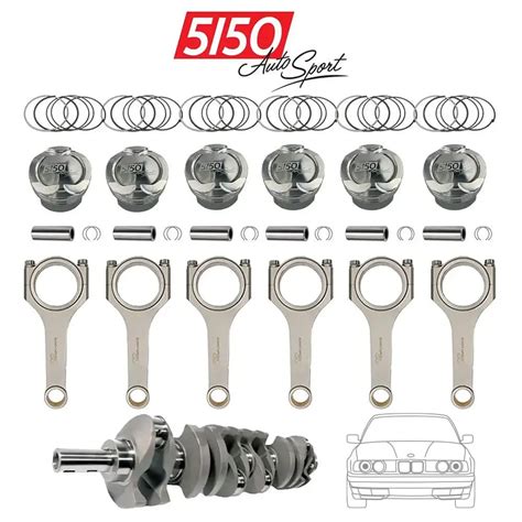 Bmw S38b38 Stroker Kit By 5150 Autosport 4 2l