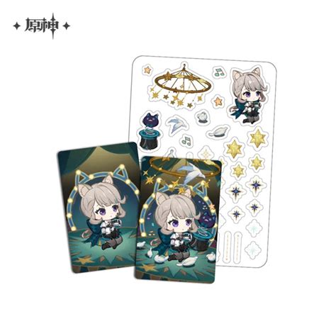 Lynette Genshin Impact Starlit Letters Series Collectible Card Set Siaandtangmusic
