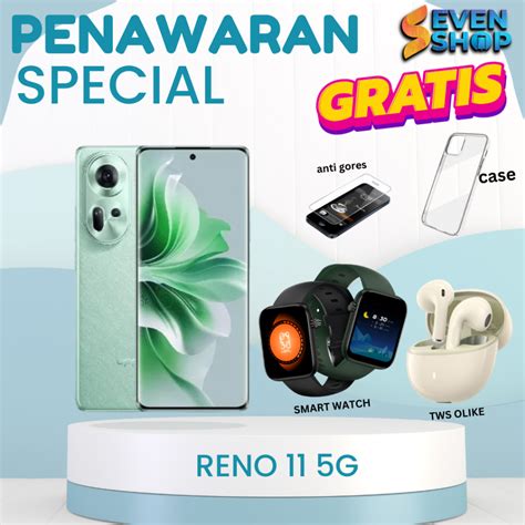 Jual Oppo Reno 11 5G Garansi Resmi 1 Tahun Shopee Indonesia