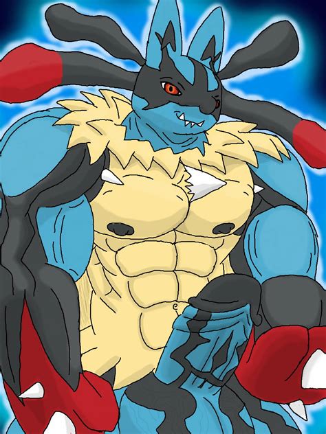 Post Lucario Mega Evolution Mega Lucario Porkyman