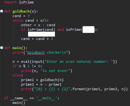 Solved The Goldbach Conjecture Asserts That Every Even Chegg
