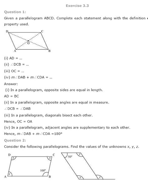 Ncert Solutions For Class Maths Chapter Understanding