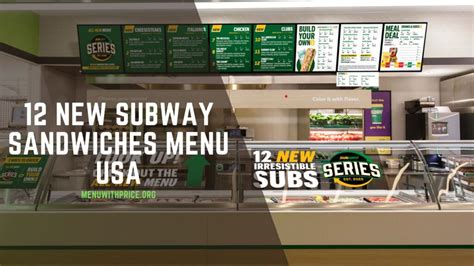 12 New Subway Sandwiches Menu With Prices 2026 Usa Updated Menu
