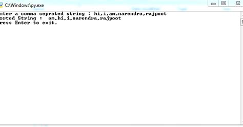 Programming By Blkcaphax Become A Thinker Write A Program That Accepts A Comma Separated