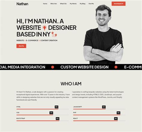 Nathan Personal Portfolio Website
