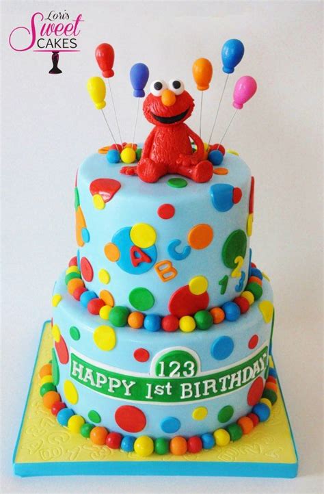 Super Cute Elmo Cake By Loris Sweet Cakes Sesame Street Birthday
