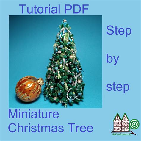 Dollhouse Christmas Tree Tutorial Step By Step Miniature Ch Inspire