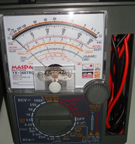 Radio Seller Analog Multitester With Hv And Null