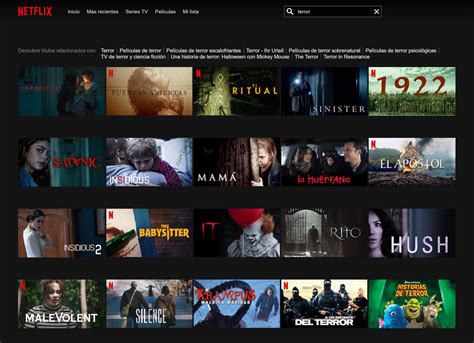 Películas De Terror En Netflix Para Un Maratón De Miedo Windumanoth