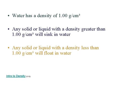Density Density Two Things Contribute To Density 1