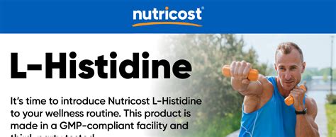 Nutricost L Histidine Supplement 1200mg 60 Capsules