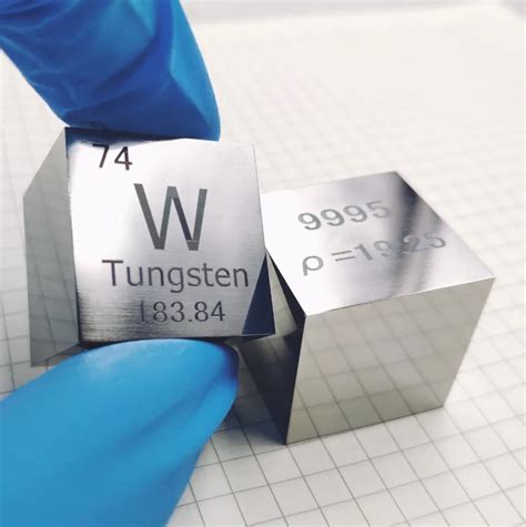 1 Pulgada De Tungsteno W C Bico Cubo De Tabla Peri Dica 99 95 Tungsteno
