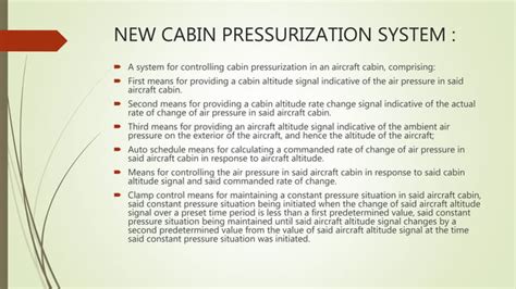 Aircraft Cabin Pressurization System Pptx