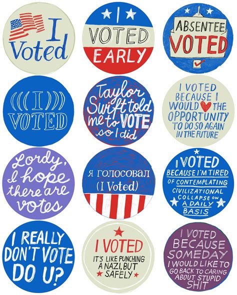 Free Printable Voting Stickers Download Free Printable Voting Stickers