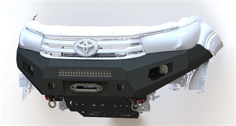 Toyota Hilux 2016 Front Bumper Diy Kit Etsy