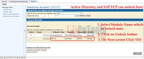Unlock SAP User Through RDA Divisional Head Login IM Portal