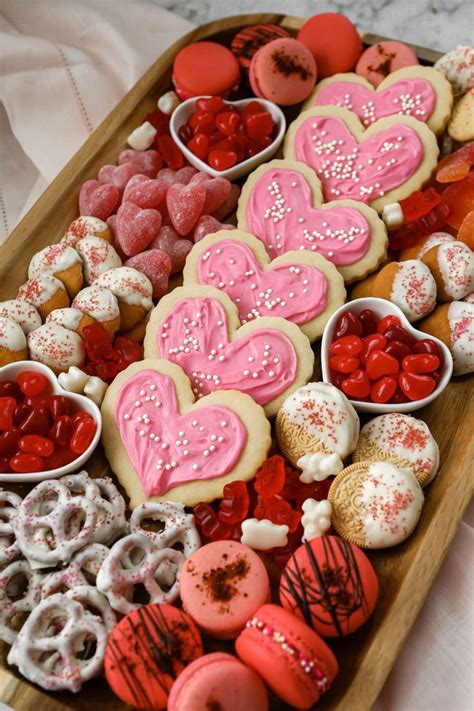 Easy Valentines Day Dessert Board Dessert Charcuterie Board Valentines Day Dessert