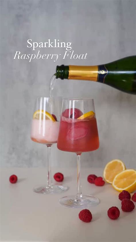 Sparkling Raspberry Float Non Alcoholic Drinks Summer Drinks Frozen