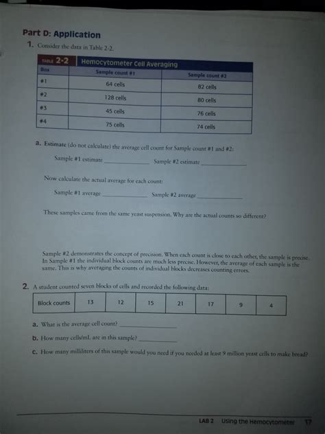 solved part d application 1 consider the data in table
