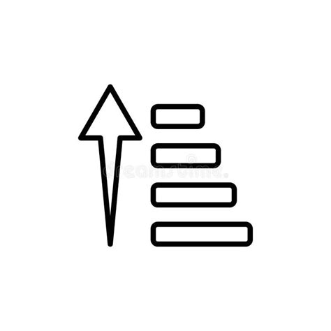 financial sort amount up icon for budgeting and expense tracking stock